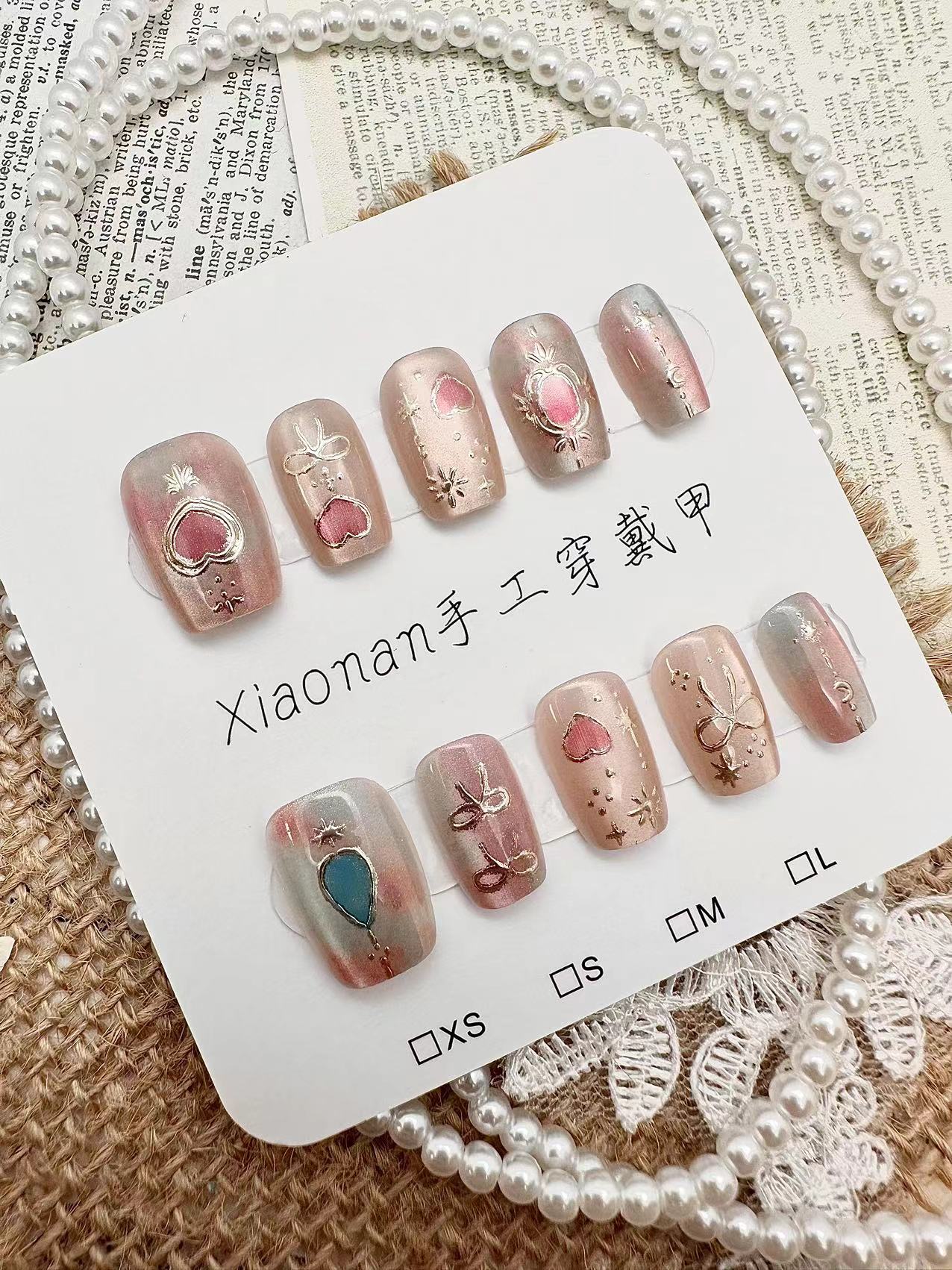 Xiaonan handmade wearable nails original hot-selling wearable nails ...